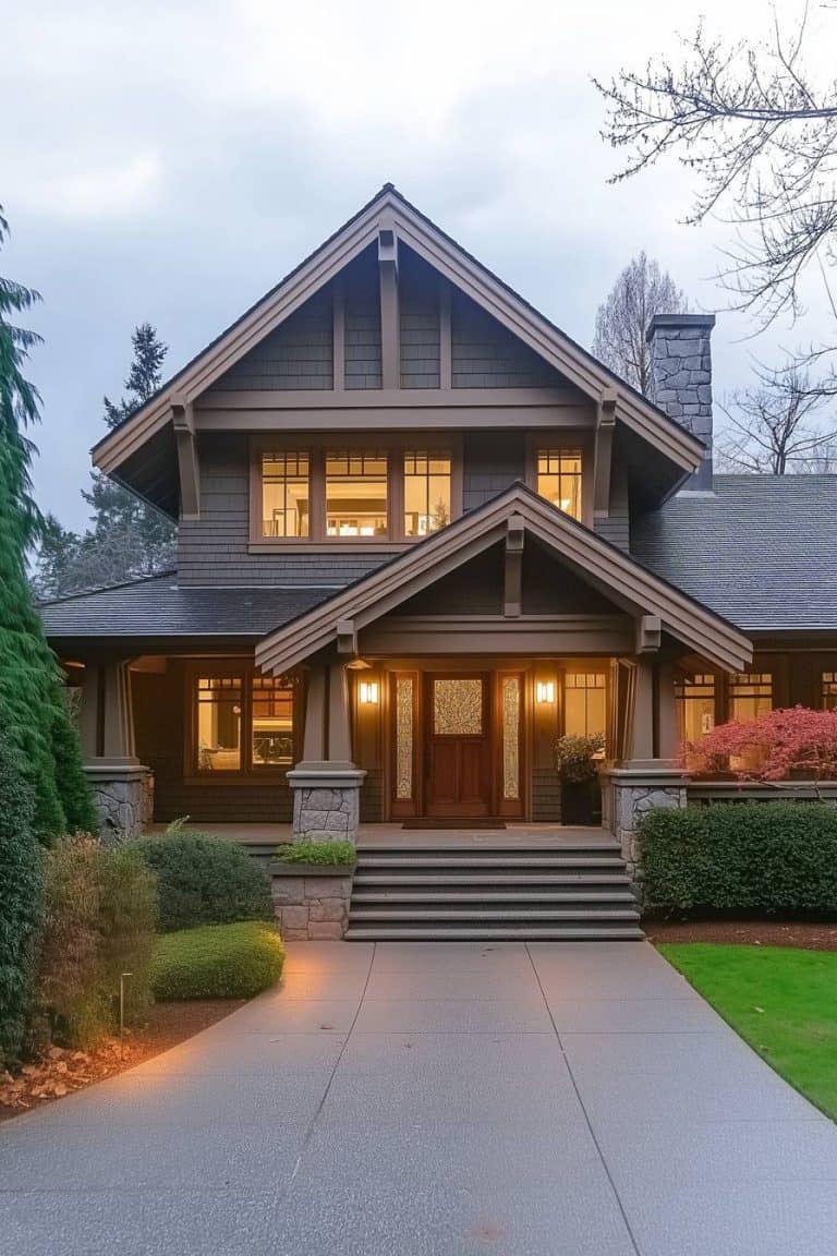 39 Contemporary Craftsman-Style Homes To Inspire You
