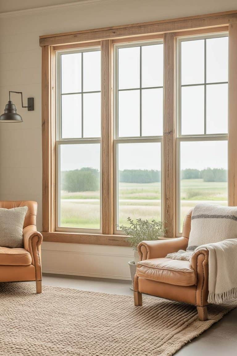 19 Farmhouse Interior Window Trim Ideas for a Cozy, Charming Look