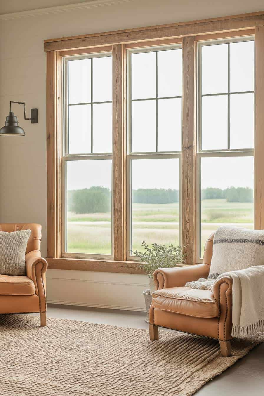 19 Farmhouse Interior Window Trim Ideas for a Cozy, Charming Look