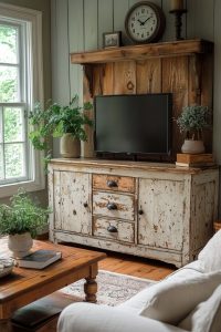 30 Farmhouse TV Stand Decor Ideas To Elevate Your Living Room