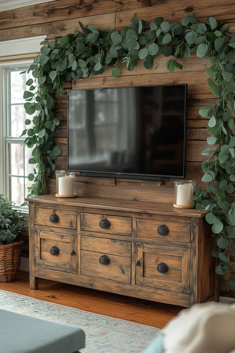 30 Farmhouse TV Stand Decor Ideas To Elevate Your Living Room