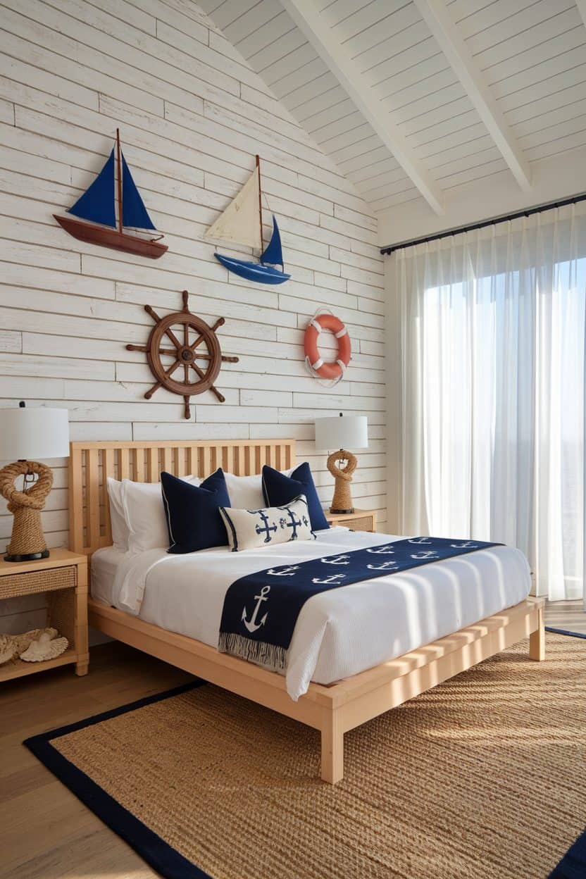 40 Nautical Bedroom Ideas if You Love Boats and Adventures