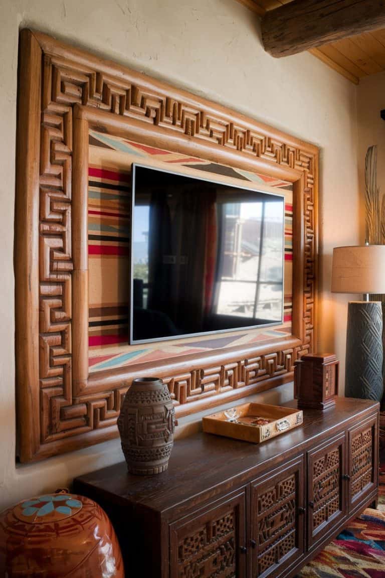 33 Unique TV Frame Ideas To Transform Your Living Space