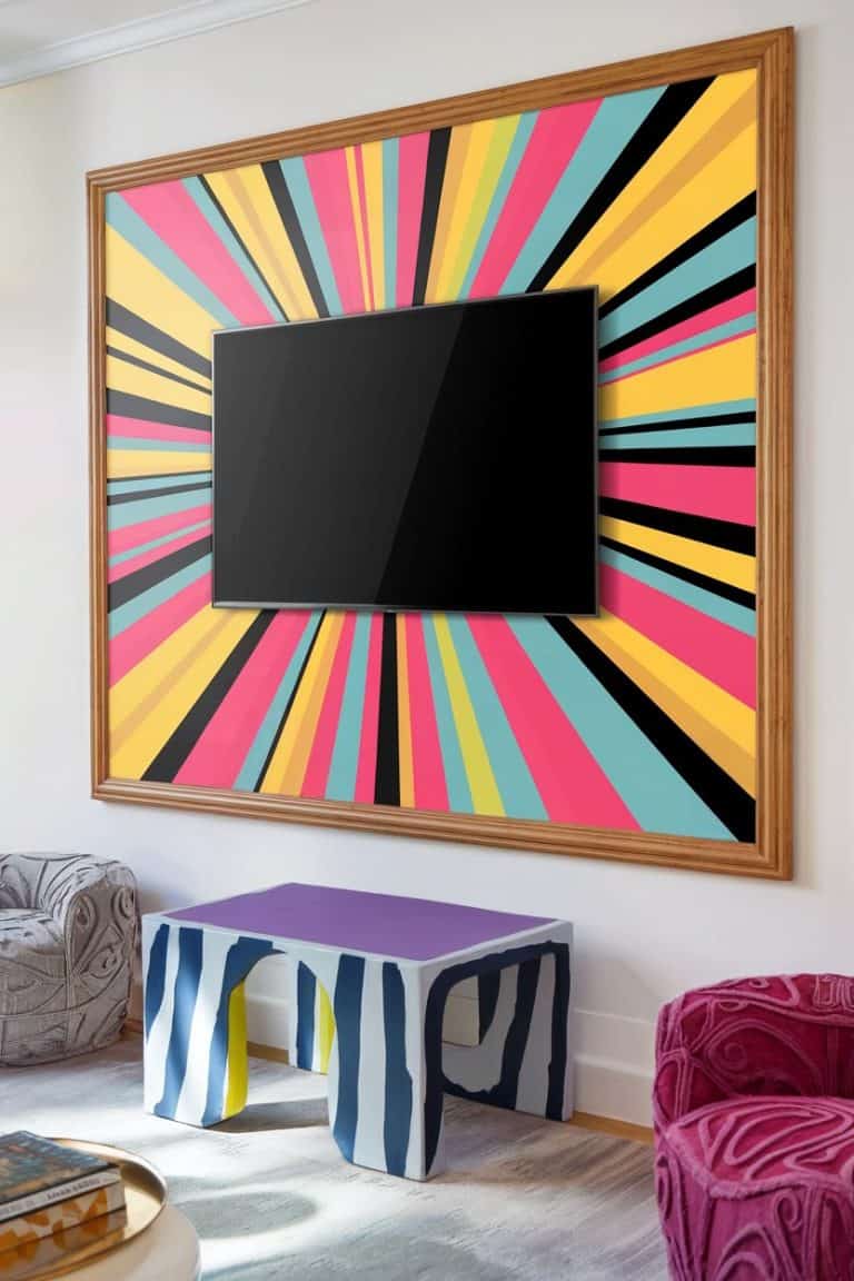 33 Unique TV Frame Ideas To Transform Your Living Space