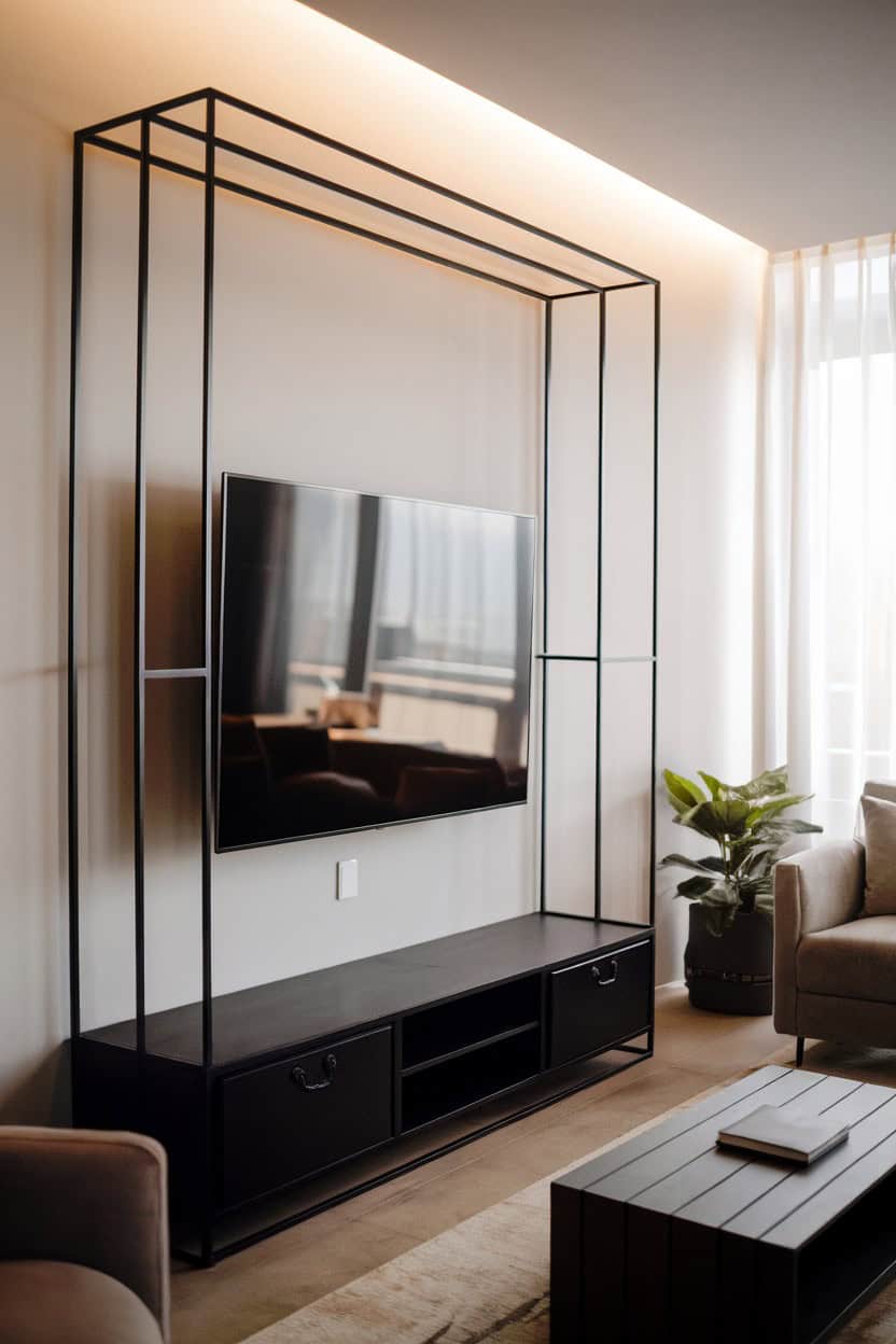 33 Unique TV Frame Ideas To Transform Your Living Space