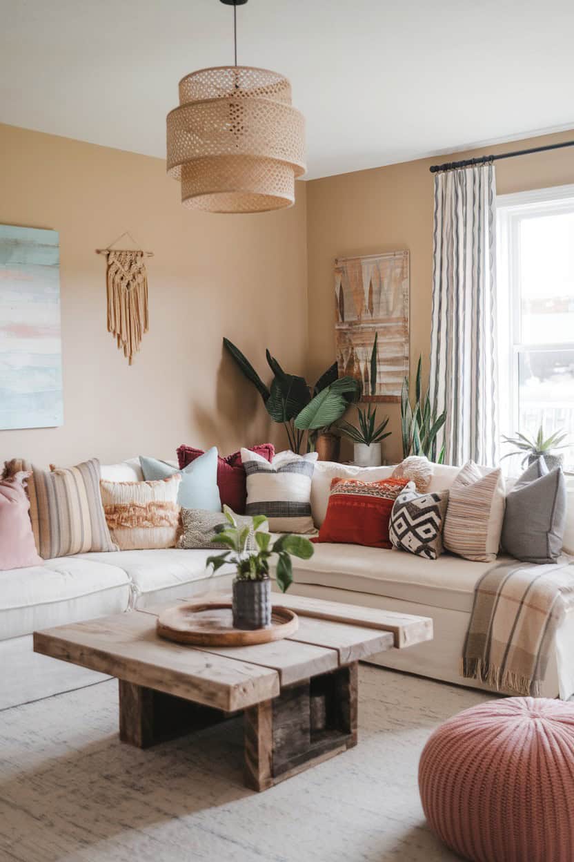 50 Modern Boho Living Room Ideas That Are Chic and Creative
