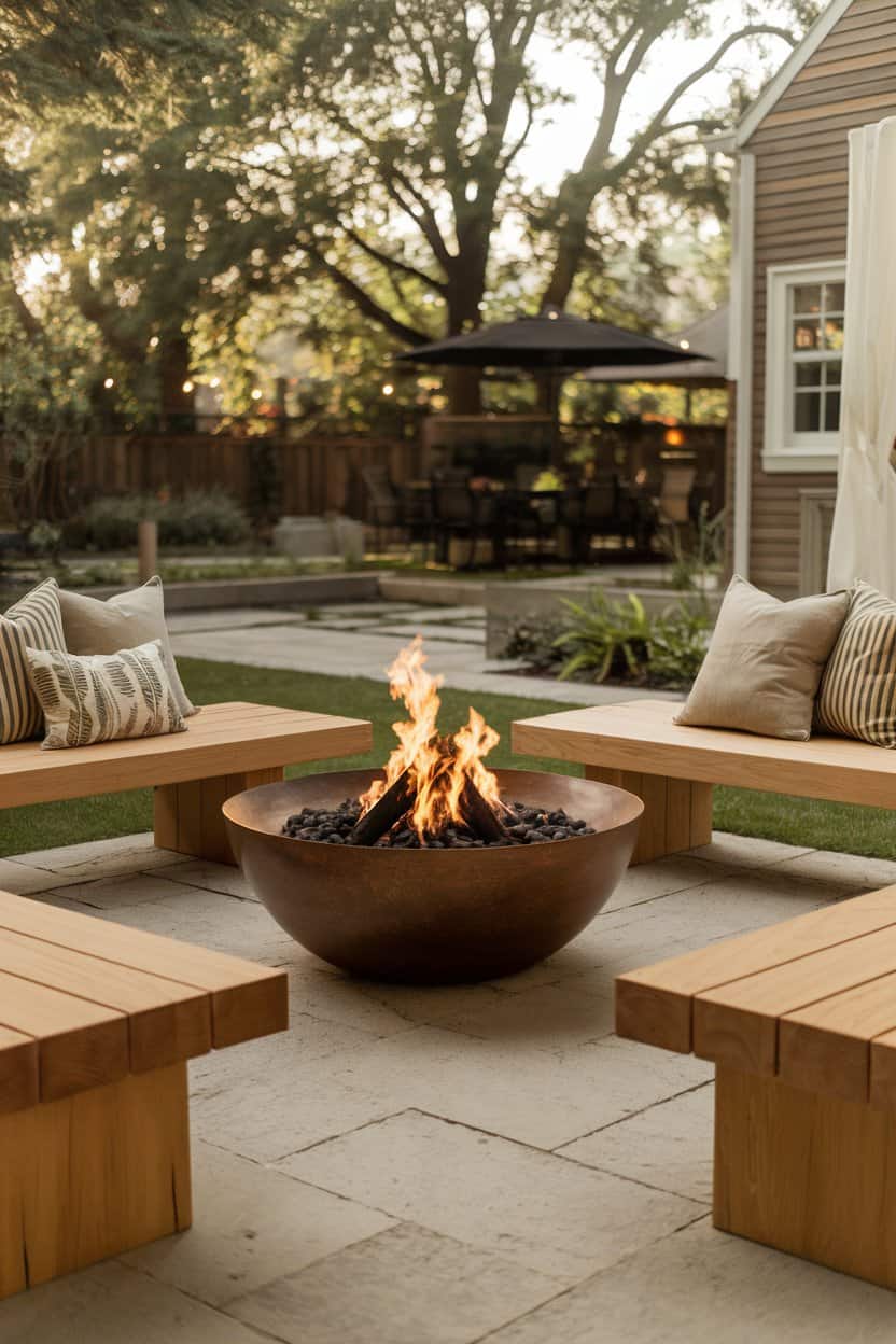 Backyard Fire Pit Ideas Outdoor Fire Pit Ideas For Romantic Evenings