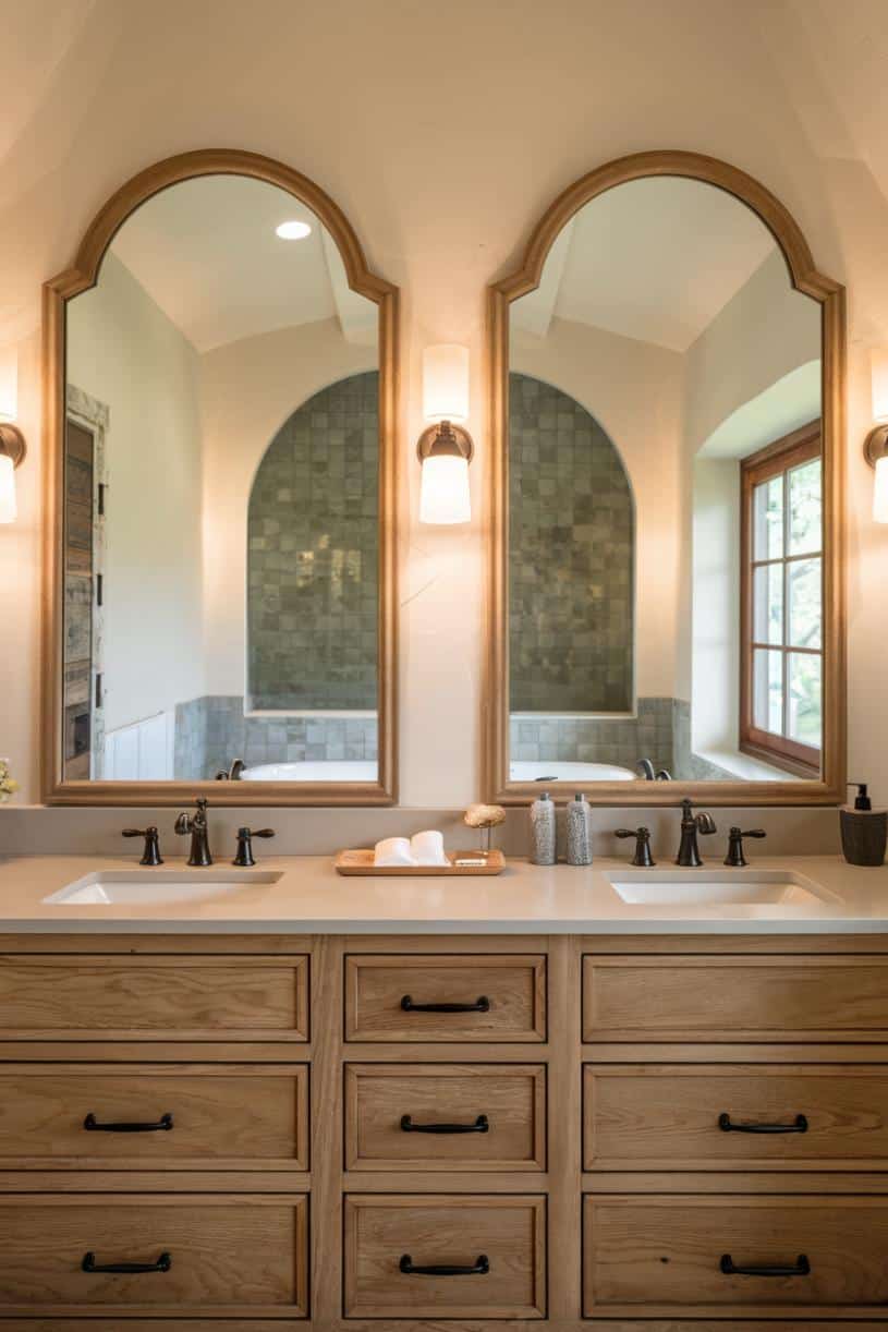 26 Stunning Double Vanity Bathroom Mirror Ideas for Every Style
