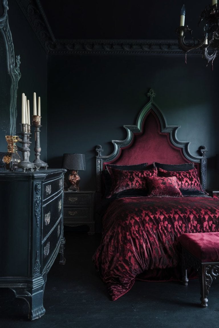 25 Moody Bedroom Ideas To Create a Dark, Luxe Retreat