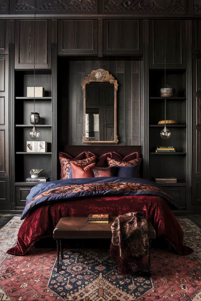 25 Moody Bedroom Ideas To Create a Dark, Luxe Retreat