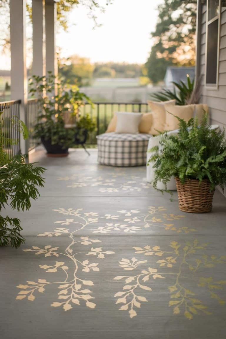39 Painted Concrete Porch Ideas: Transform Your Outdoor Space