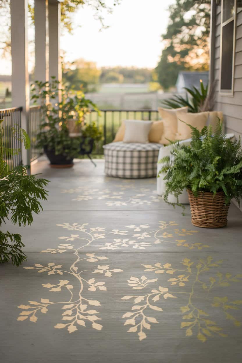 39 Painted Concrete Porch Ideas: Transform Your Outdoor Space