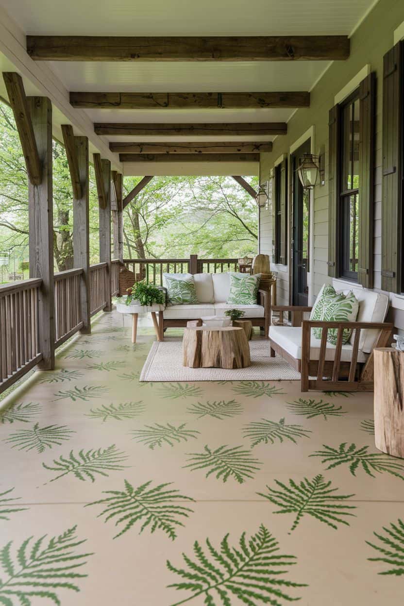 Porch Concrete Paint Colors