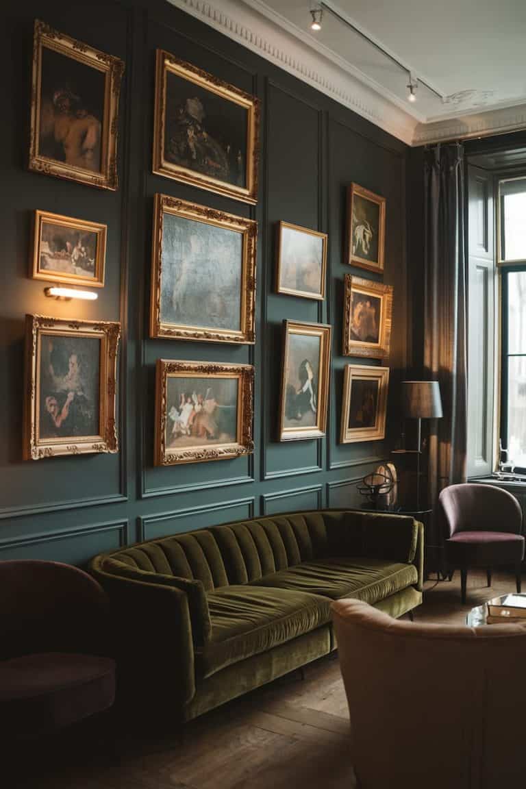 25 Moody Living Room Ideas for a Dramatic Space