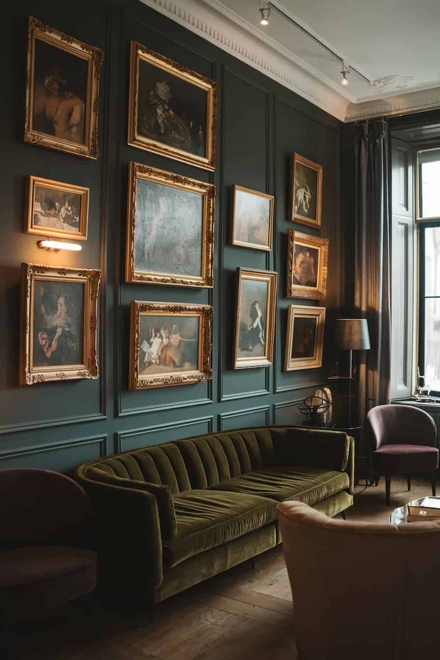 25 Moody Living Room Ideas for a Dramatic Space