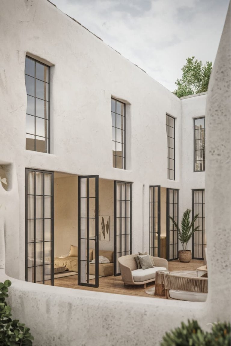 45 White House With Black Windows Ideas for Curb Appeal