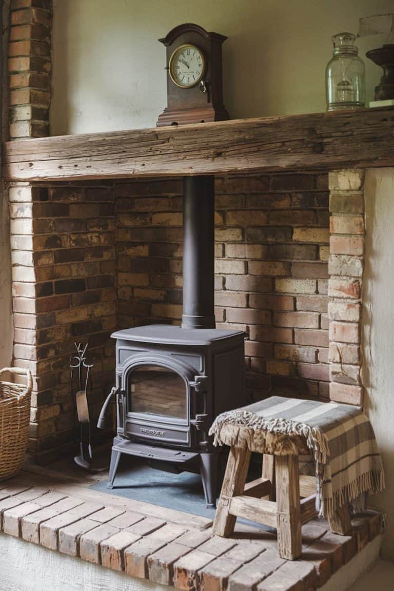 40 Wood-Burning Stove Decor Ideas To Warm Up Your Space
