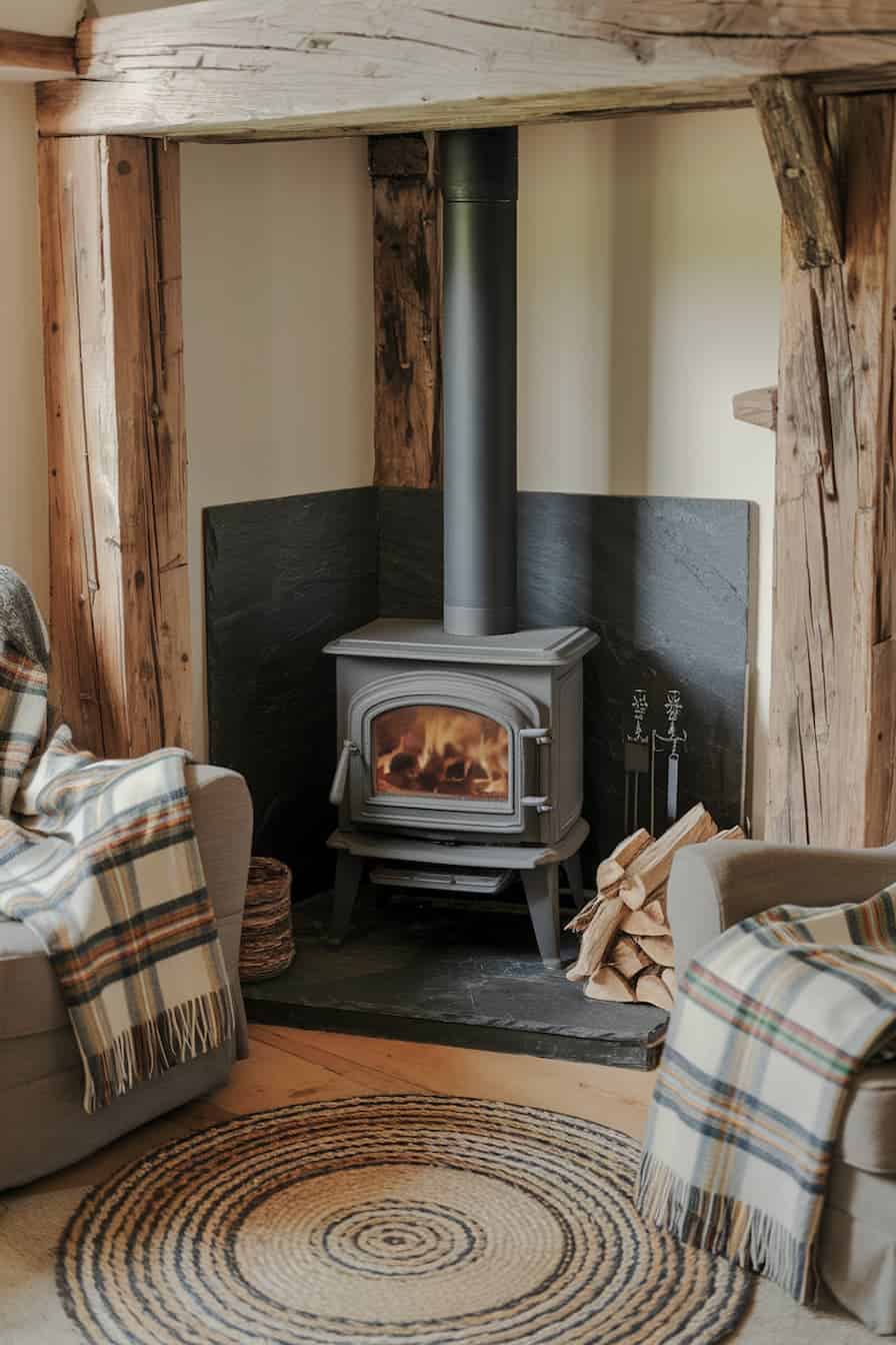 40 Wood-Burning Stove Decor Ideas To Warm Up Your Space