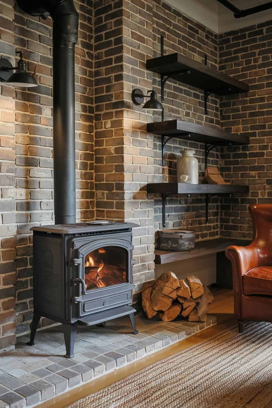 40 Wood-Burning Stove Decor Ideas To Warm Up Your Space