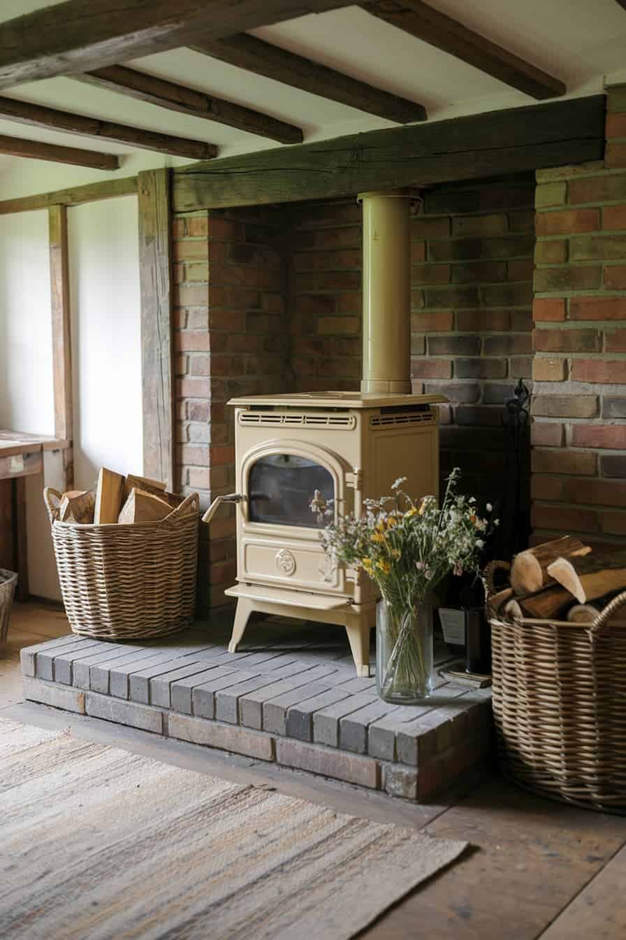 40 Wood-Burning Stove Decor Ideas To Warm Up Your Space