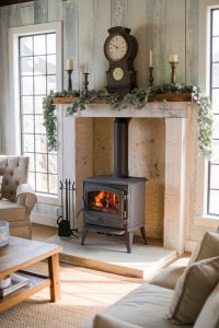 40 Wood-Burning Stove Decor Ideas To Warm Up Your Space