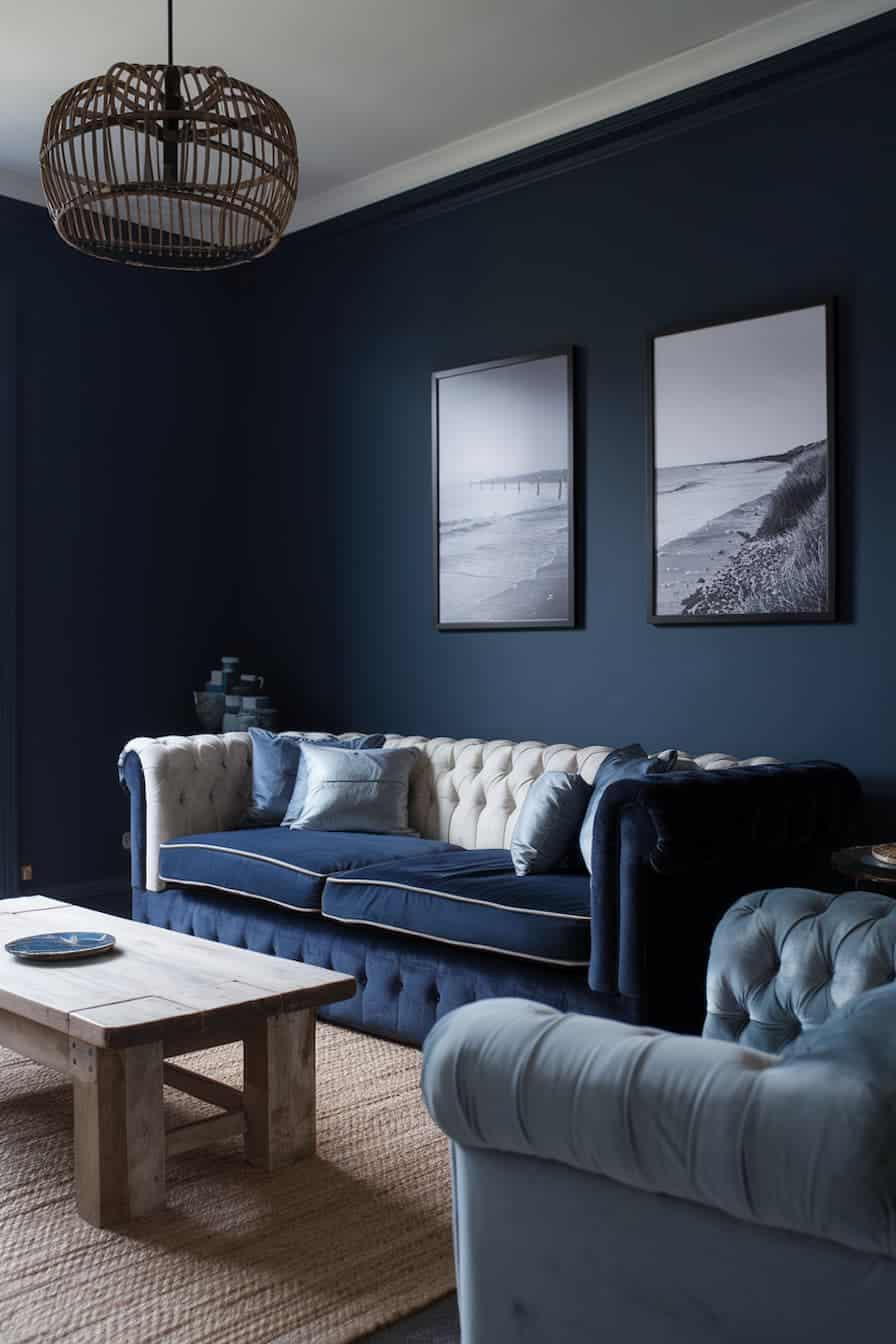 25 Moody Living Room Ideas for a Dramatic Space