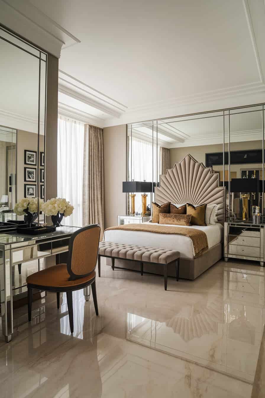 38 Art Deco Bedroom Ideas for a Glamorous Room Makeover