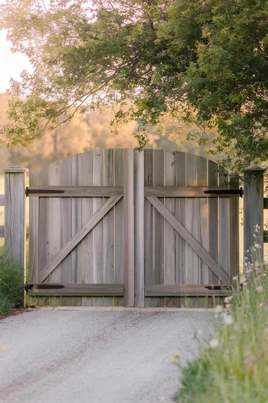 22 Farmhouse Driveway Entrance Ideas That Offer a Warm Welcome