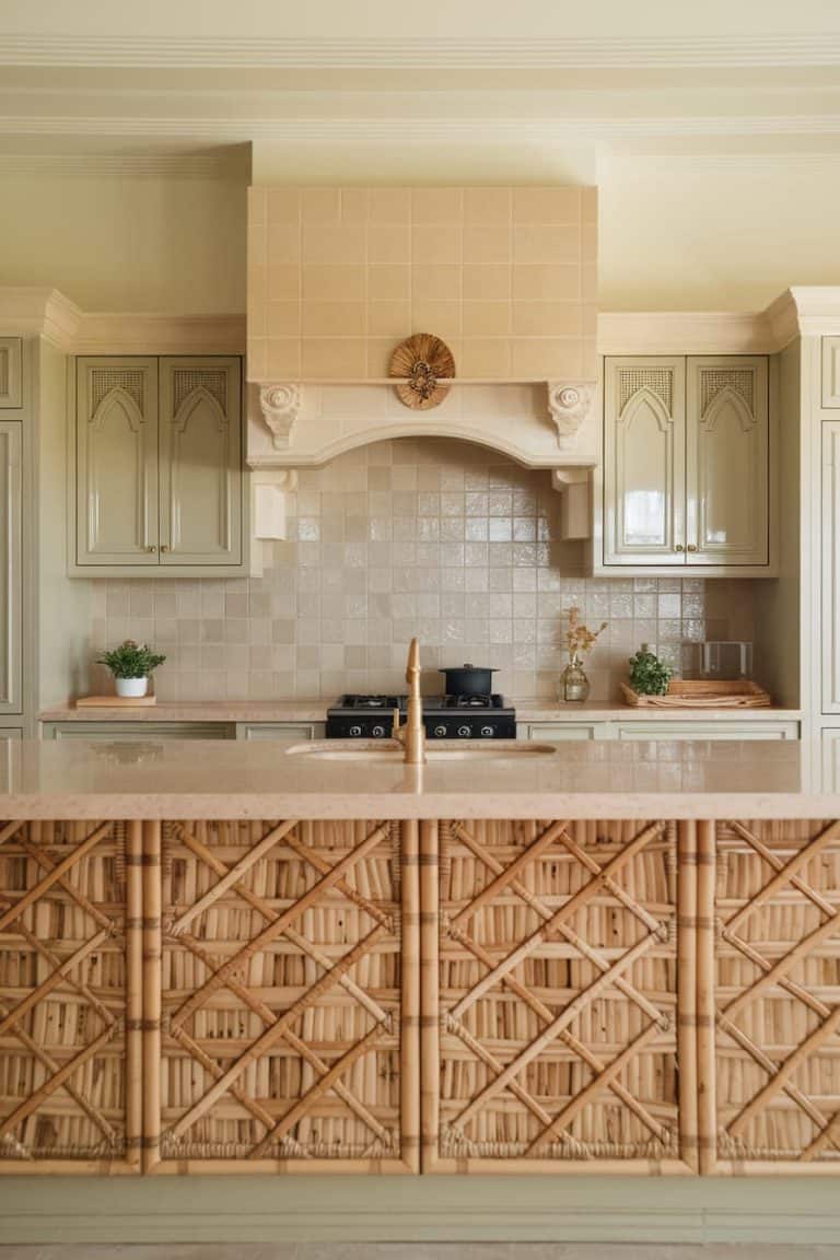 50 Stunning Stylish Kitchen Island Back Panel Ideas