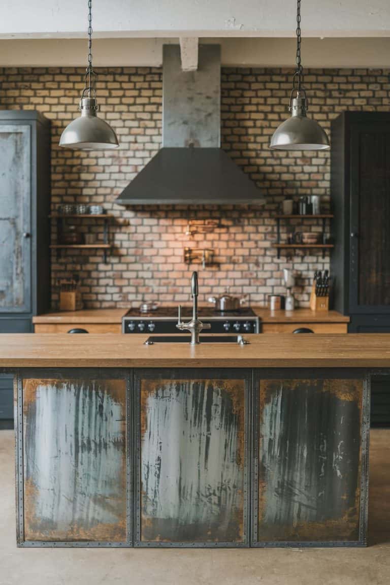 50 Stunning Stylish Kitchen Island Back Panel Ideas