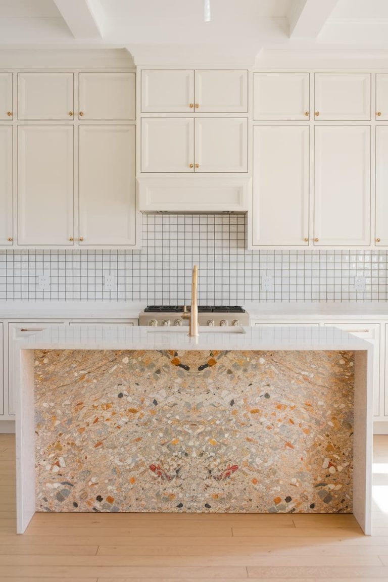 50 Stunning Stylish Kitchen Island Back Panel Ideas