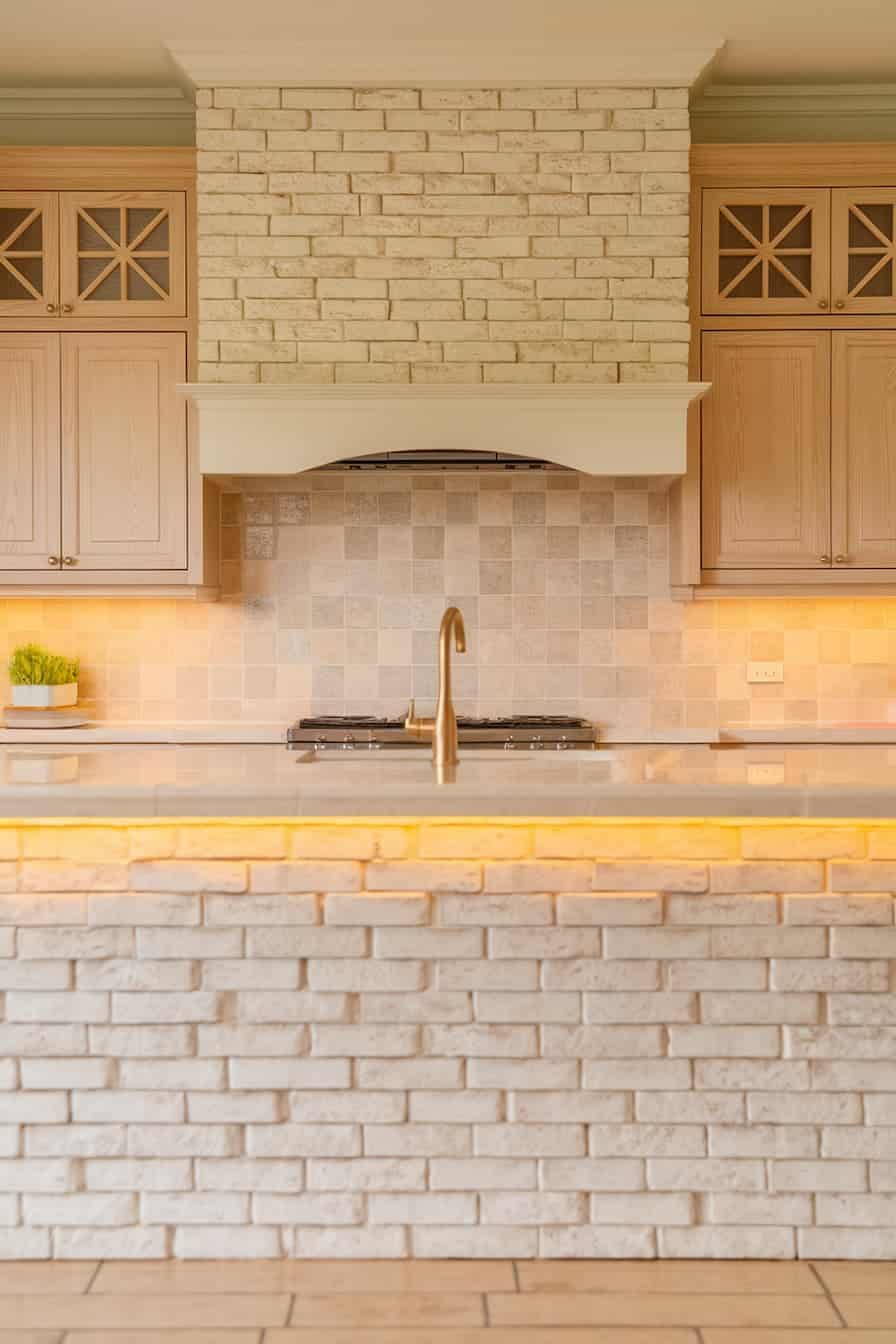 50 Stunning Stylish Kitchen Island Back Panel Ideas