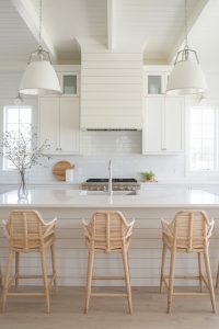 50 Stunning Stylish Kitchen Island Back Panel Ideas