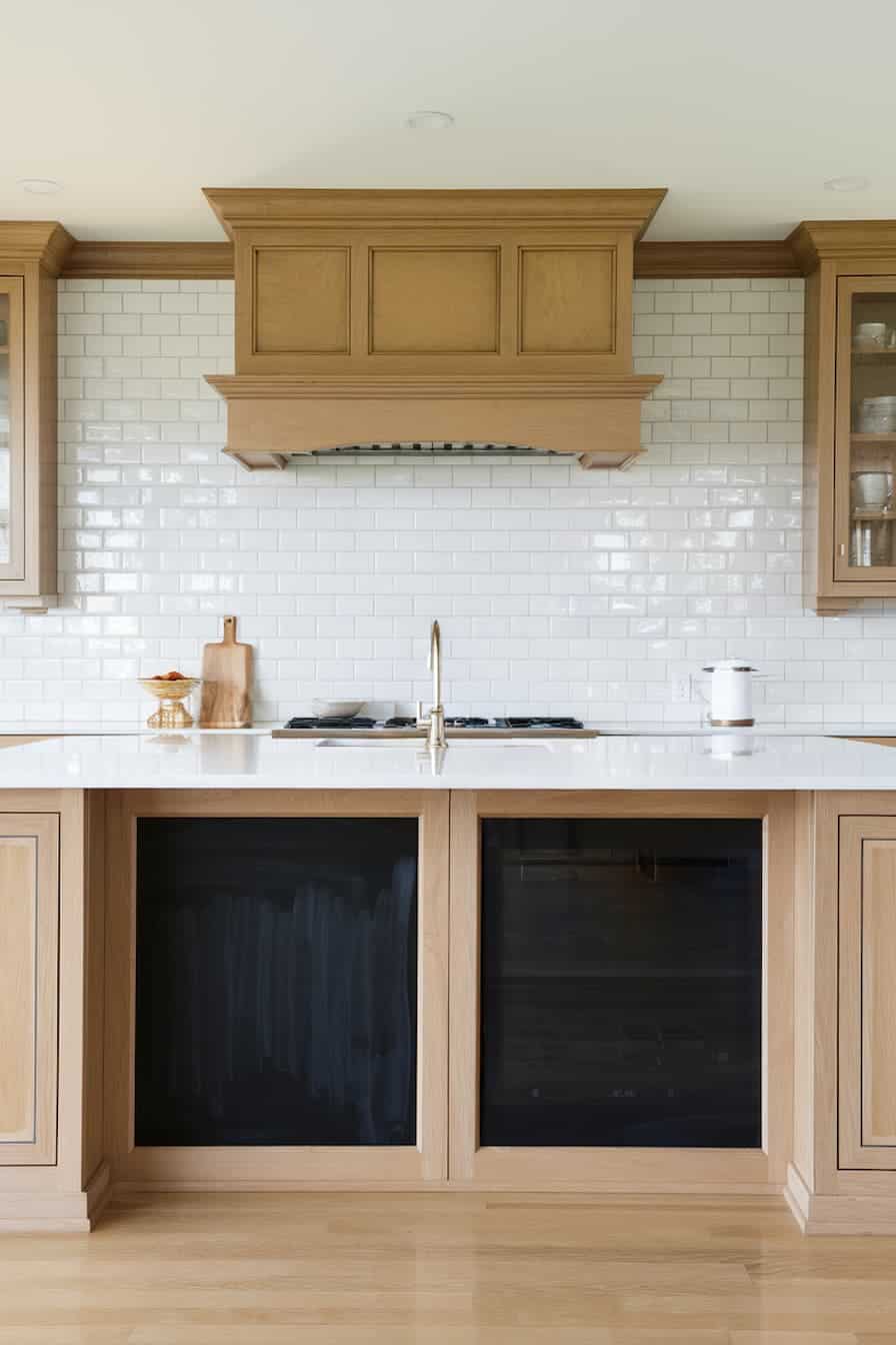 50 Stunning Stylish Kitchen Island Back Panel Ideas