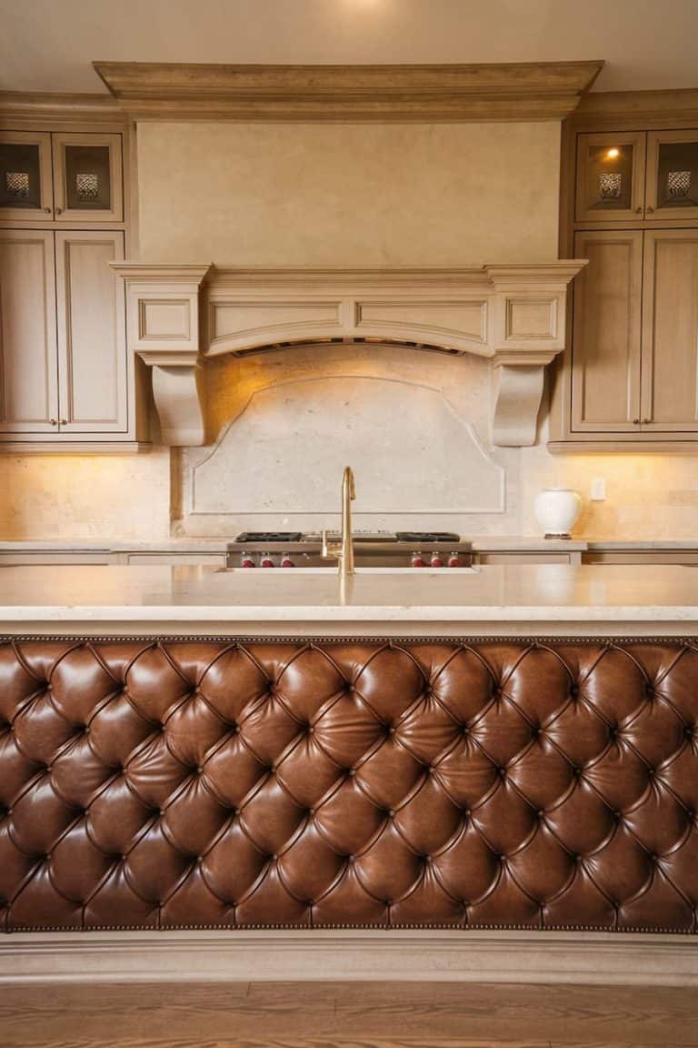 50 Stunning Stylish Kitchen Island Back Panel Ideas