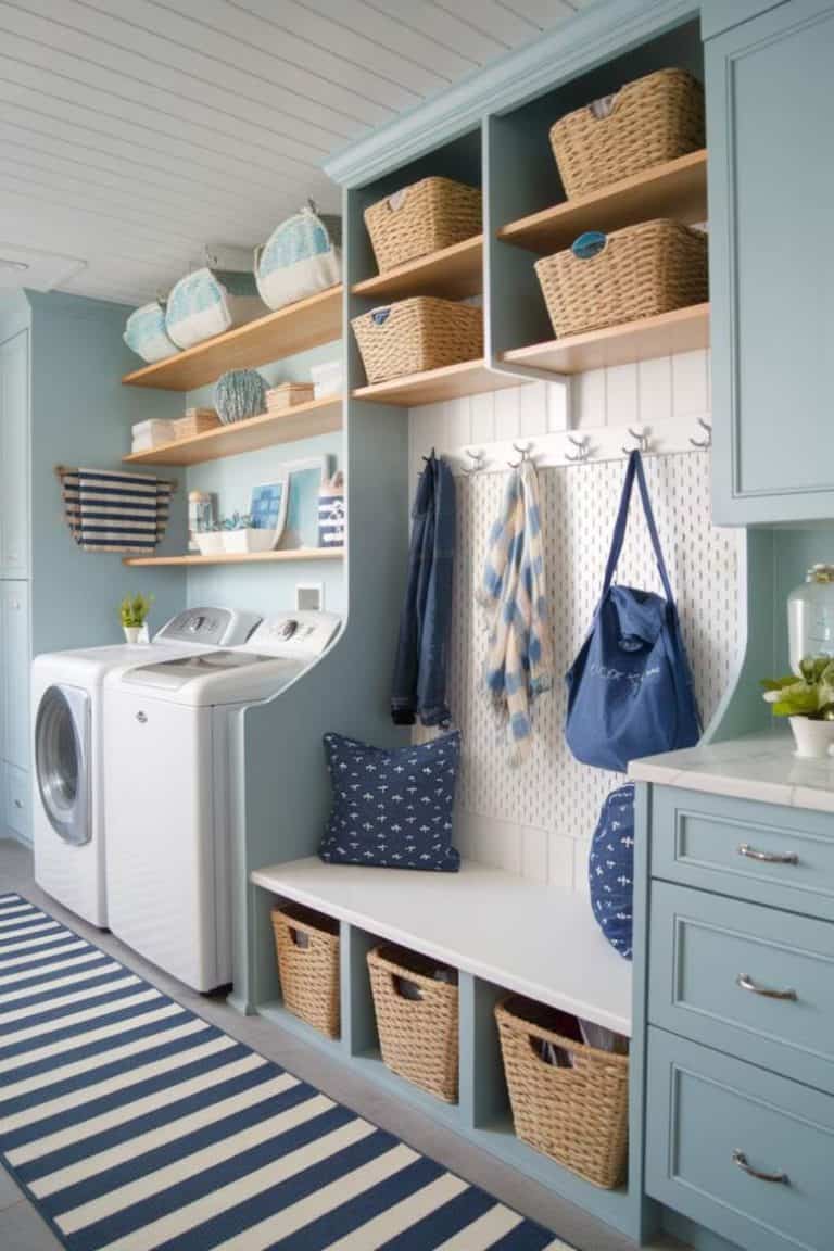 27 Clever Mudroom and Laundry Room Ideas To Maximize Space