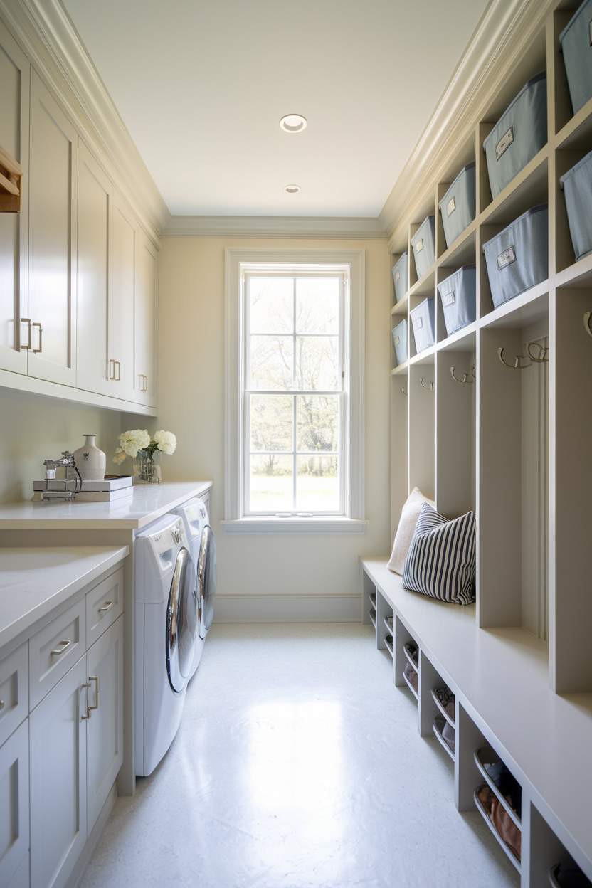 27 Clever Mudroom and Laundry Room Ideas To Maximize Space