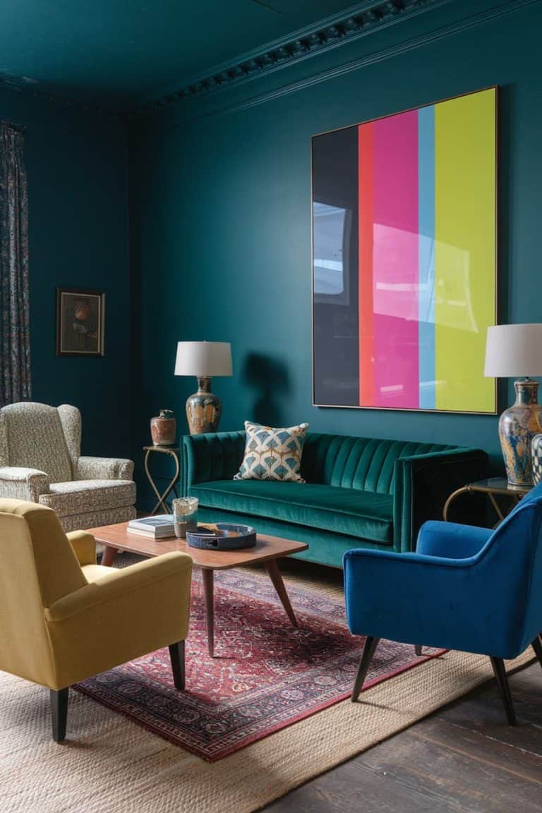 25 Moody Living Room Ideas for a Dramatic Space