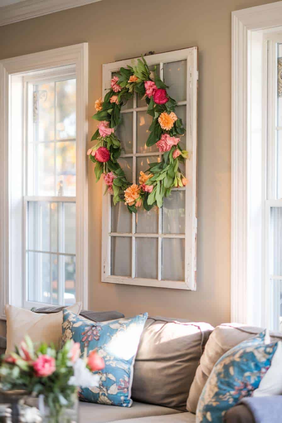30 Old Window Decor Ideas: Your Home + Vintage Charm