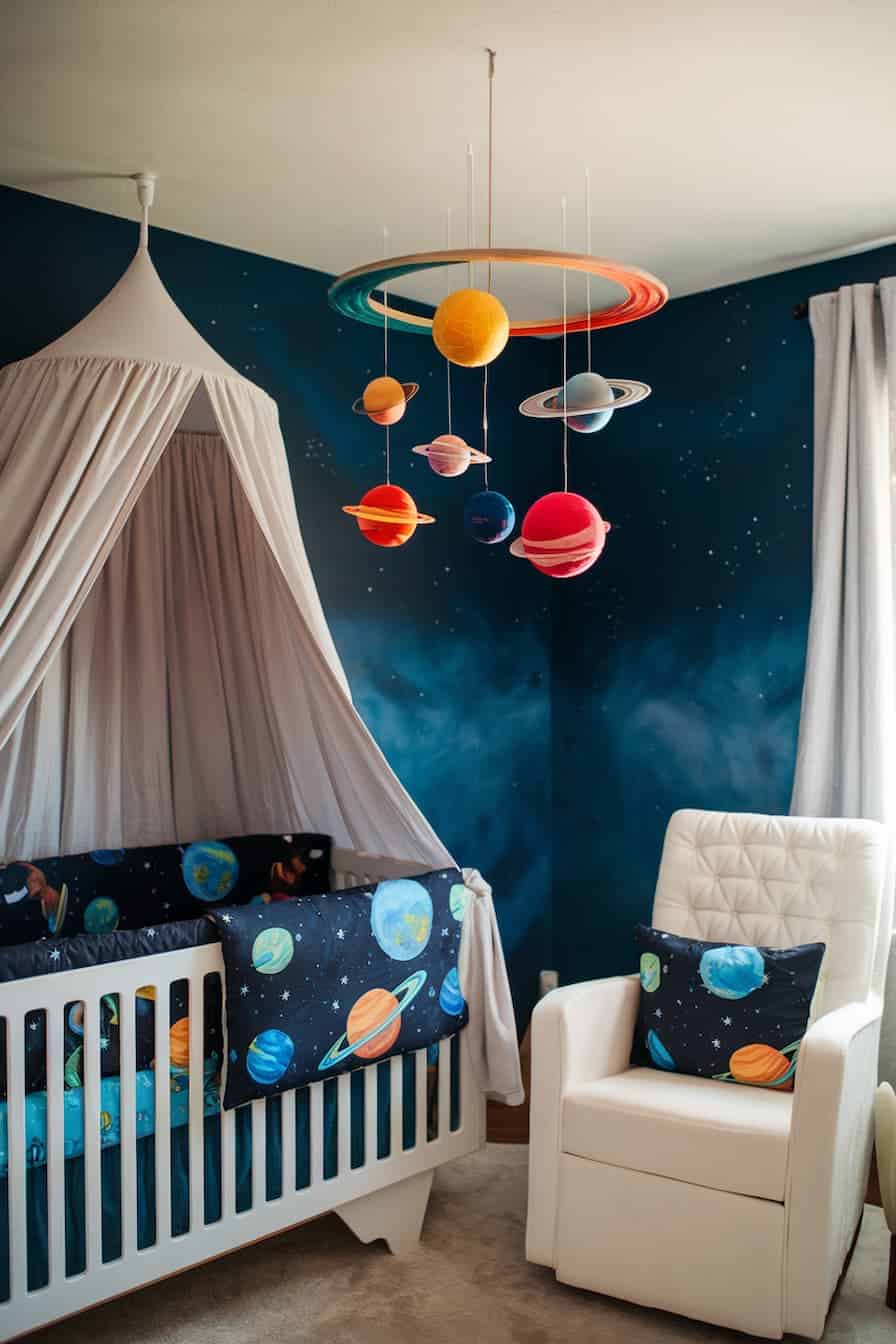 Outer Space Baby Bedding