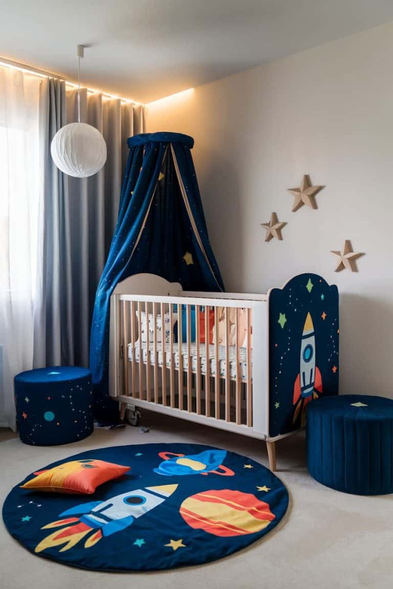 34 Space-Themed Nursery Ideas for a Cosmic Baby Room