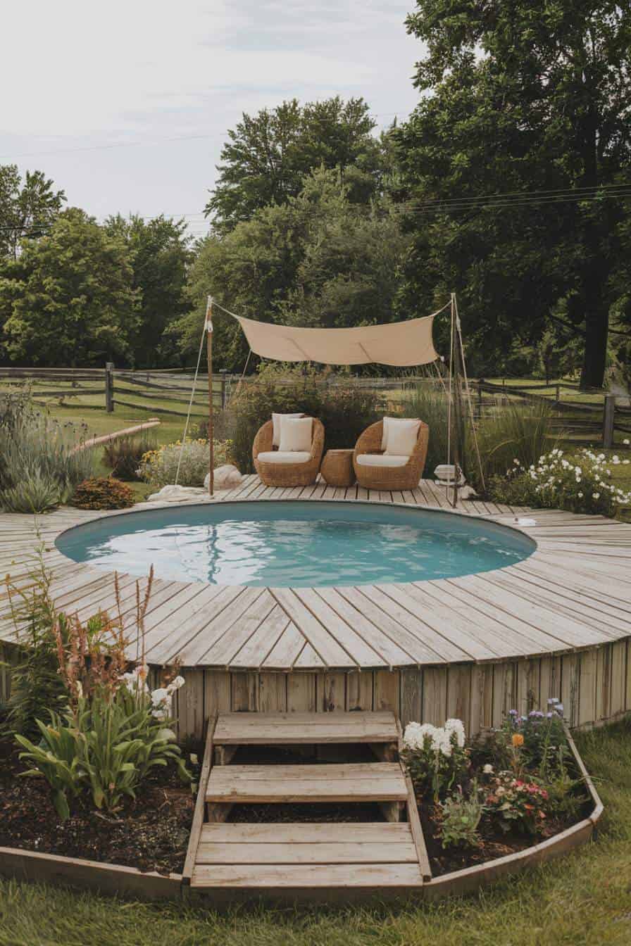 35 Stylish Above-Ground Pool Setups for Every Backyard
