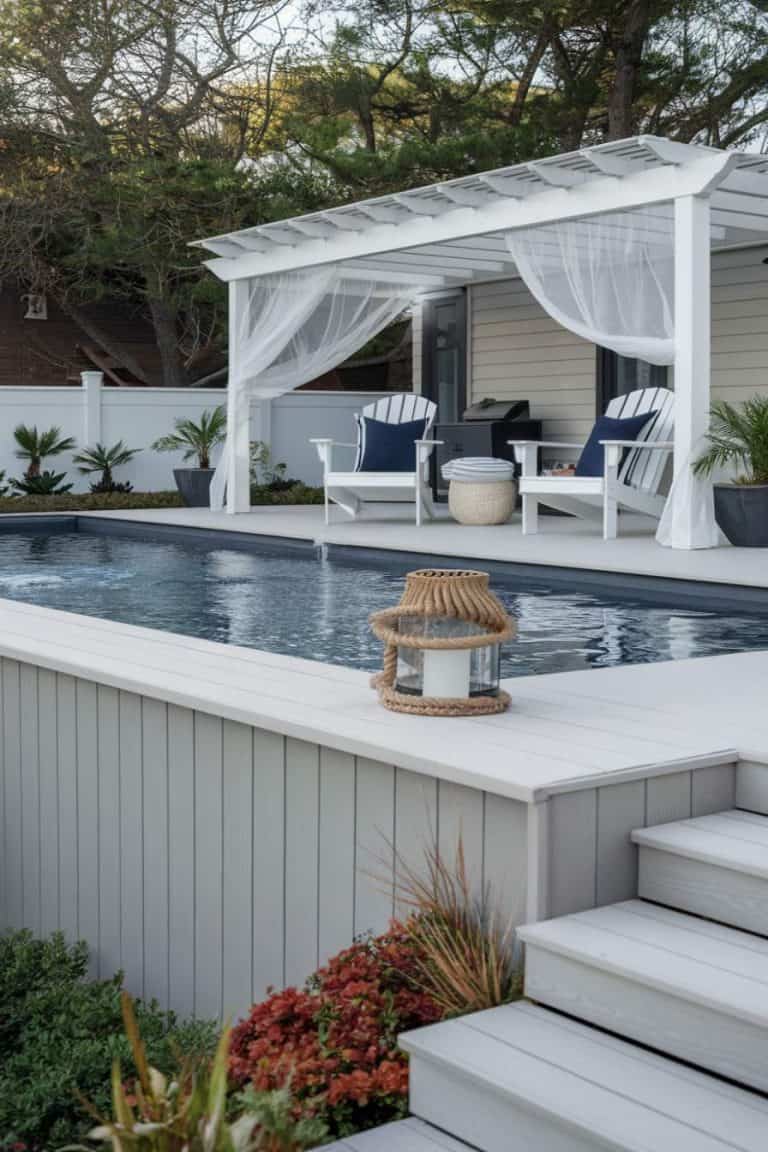 35 Stylish Above-Ground Pool Setups for Every Backyard