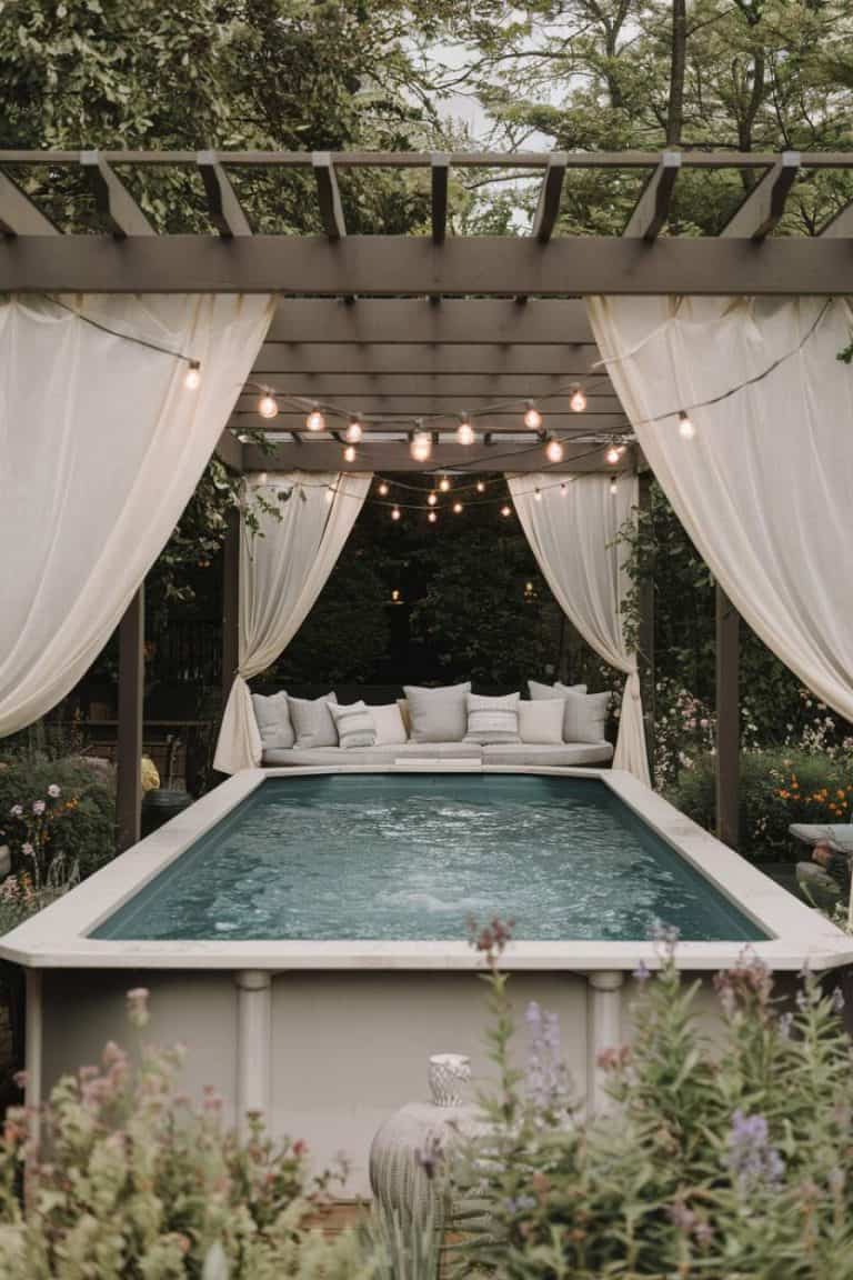 35 Stylish Above-Ground Pool Setups for Every Backyard