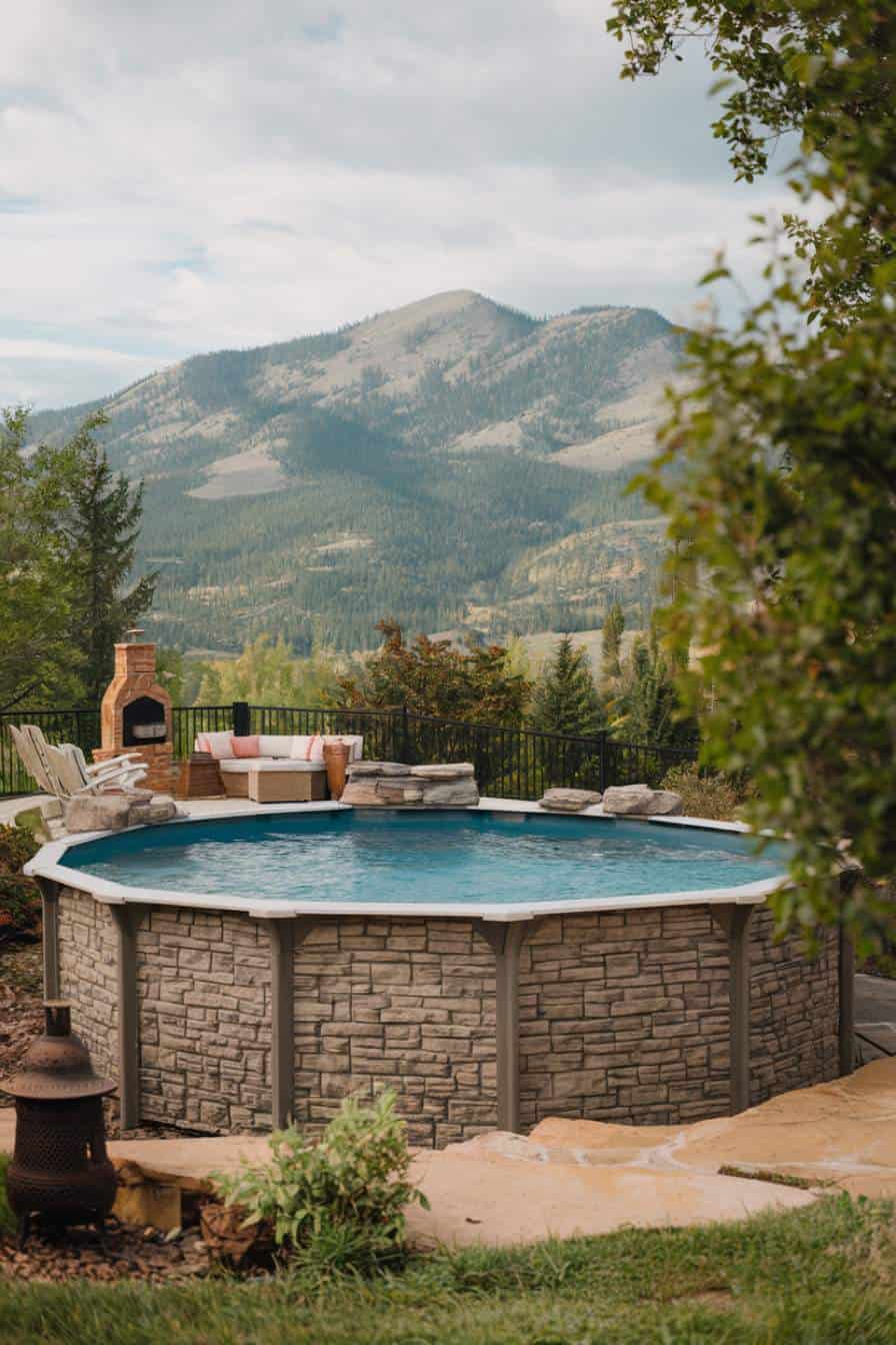 35 Stylish Above-Ground Pool Setups for Every Backyard