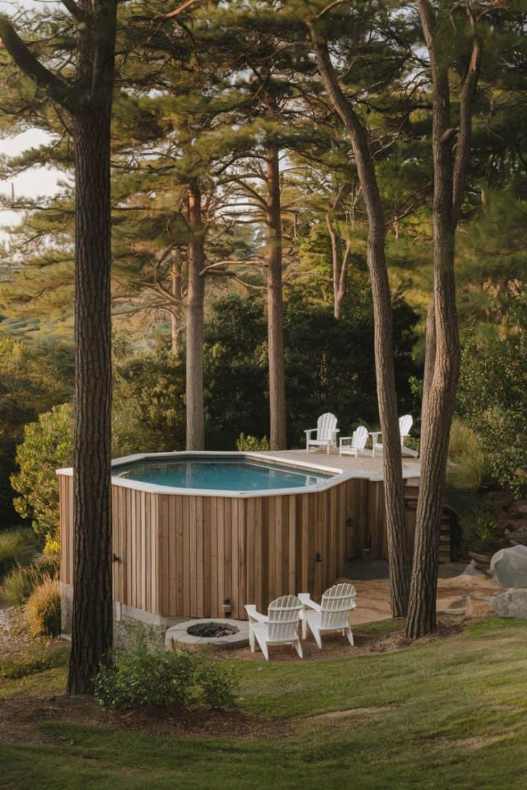 35 Stylish Above-Ground Pool Setups for Every Backyard