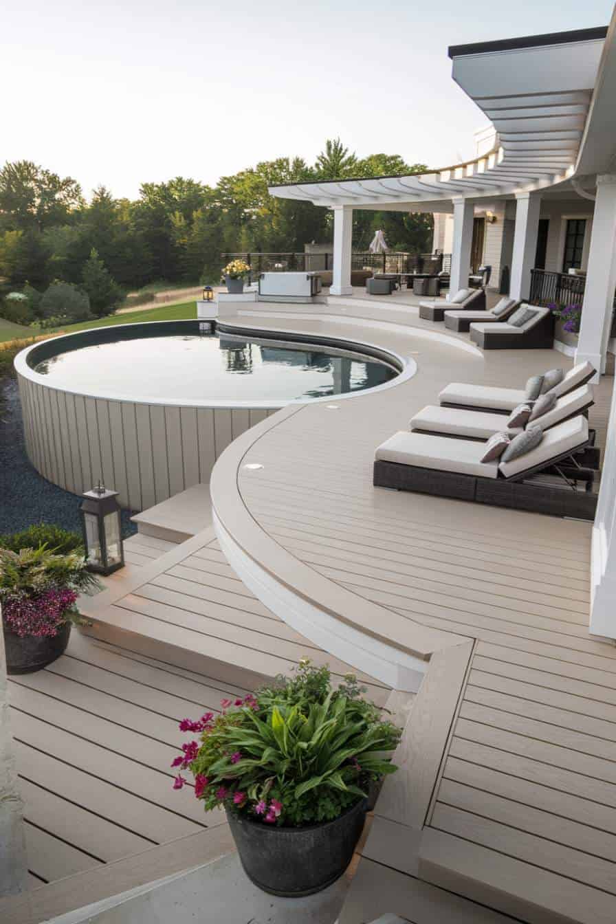 35 Stylish Above-Ground Pool Setups for Every Backyard
