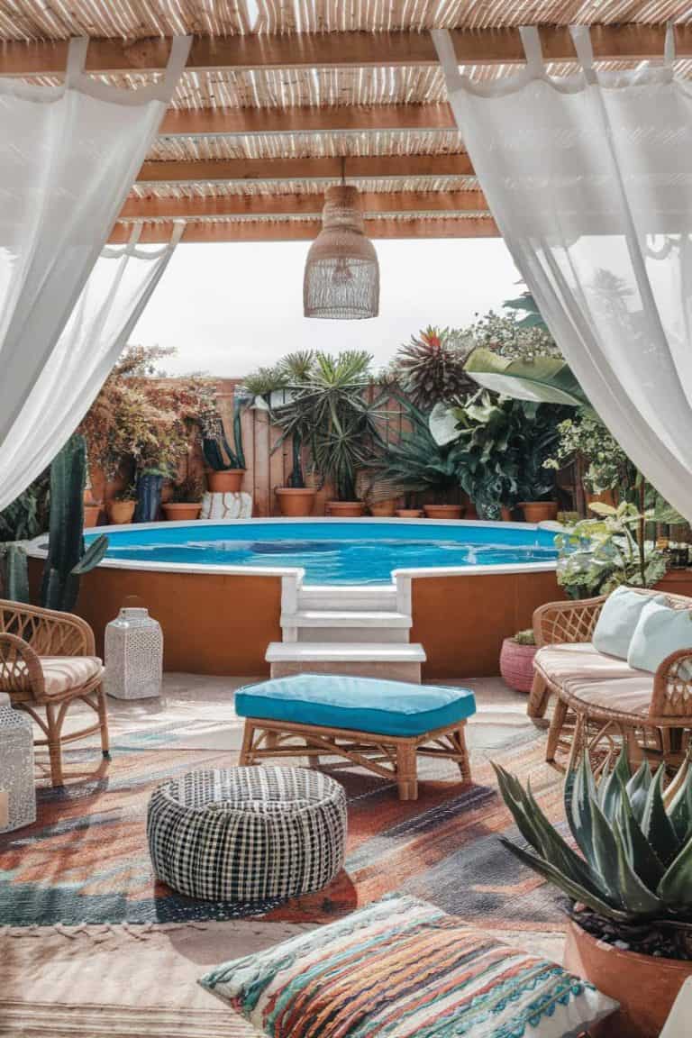 35 Stylish Above-Ground Pool Setups for Every Backyard
