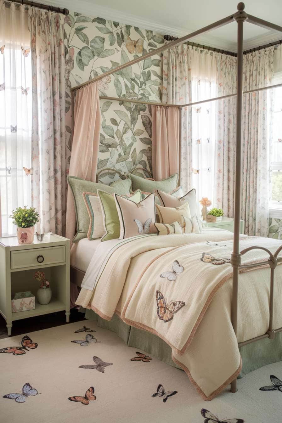 50 Butterfly Bedroom Ideas for a Nature-Inspired Sanctuary