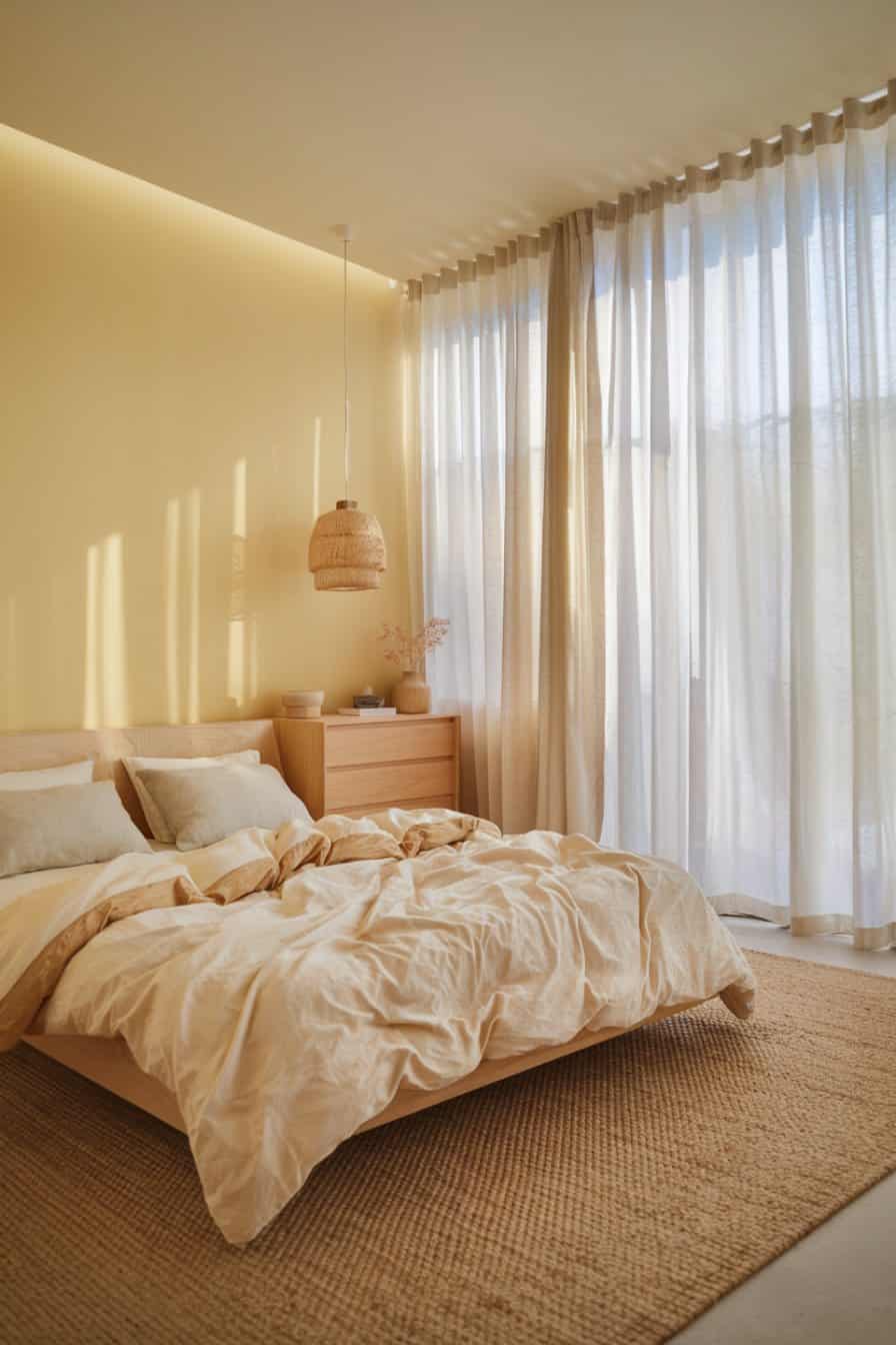 Modern Cream Bedroom Ideas Pinterest